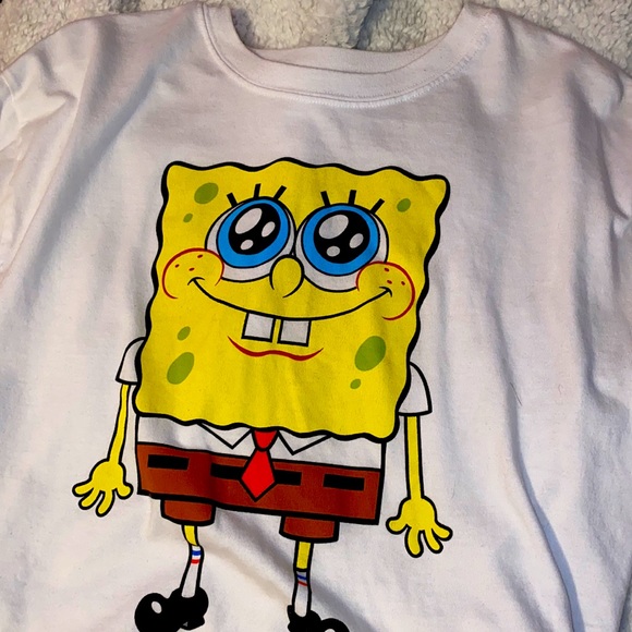 Nickelodeon | Tops | Spongebob Crop Top | Poshmark